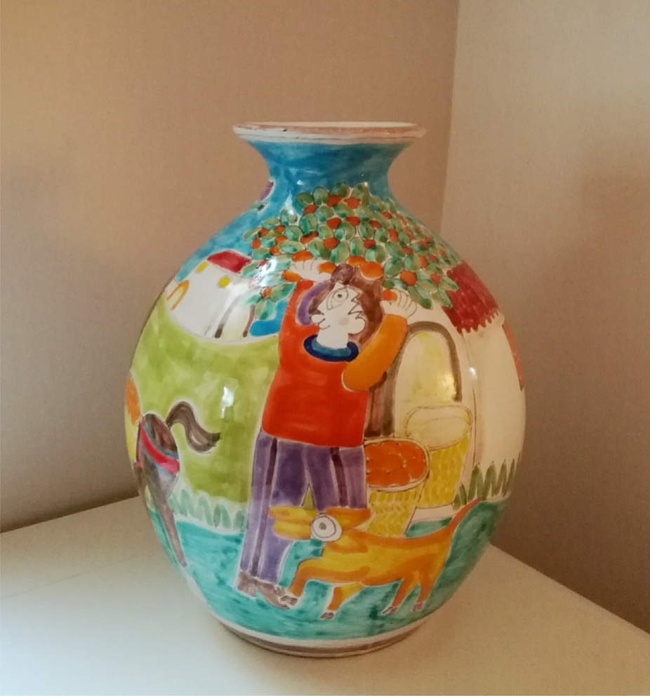 De Simone ceramic vase – Emozioni Di Sicilia